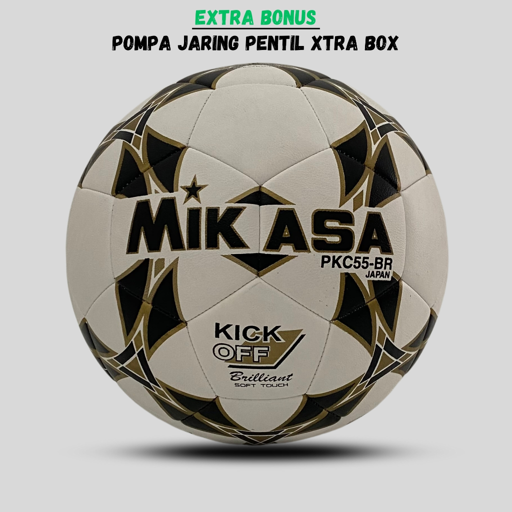 Jual bola sepak kaki size 5 bola sepak MIKASA KICKOFF bola kaki empuk ...