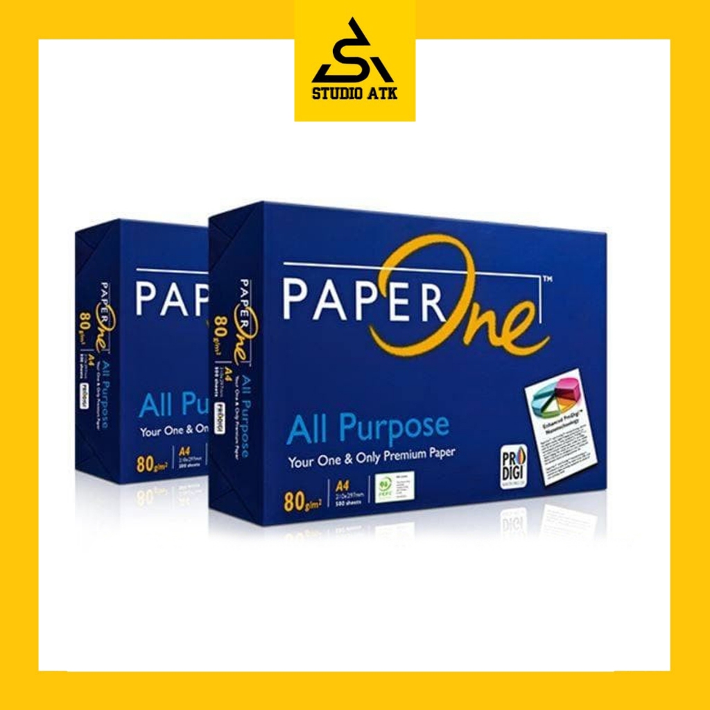 Jual Kertas HVS Paper One A4 80gram | Shopee Indonesia