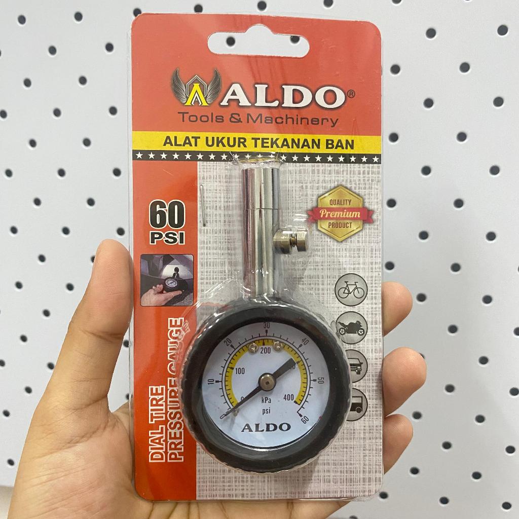 Jual Alat ukur tekanan ban 60 psi merek aldo | Shopee Indonesia