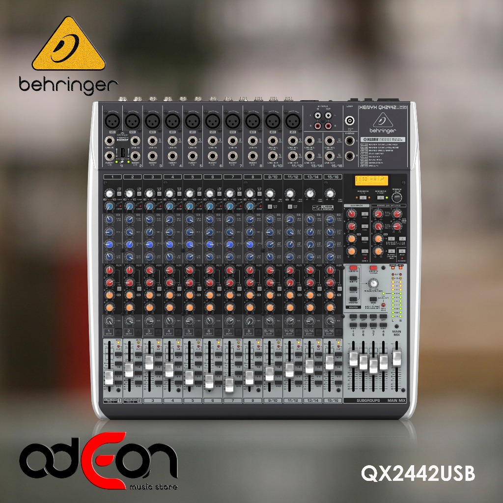 Jual Behringer QX2442USB 24-Input 4/2-Bus Mixer with USB/Audio ...