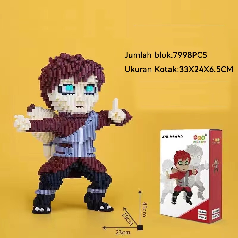 Jual LOZTOYS Nano Block Naruto Series Mainan Balok Susun DIY Bricks ...