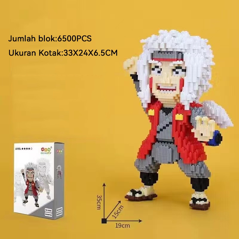 Jual LOZTOYS Nano Block Naruto Series Mainan Balok Susun DIY Bricks ...