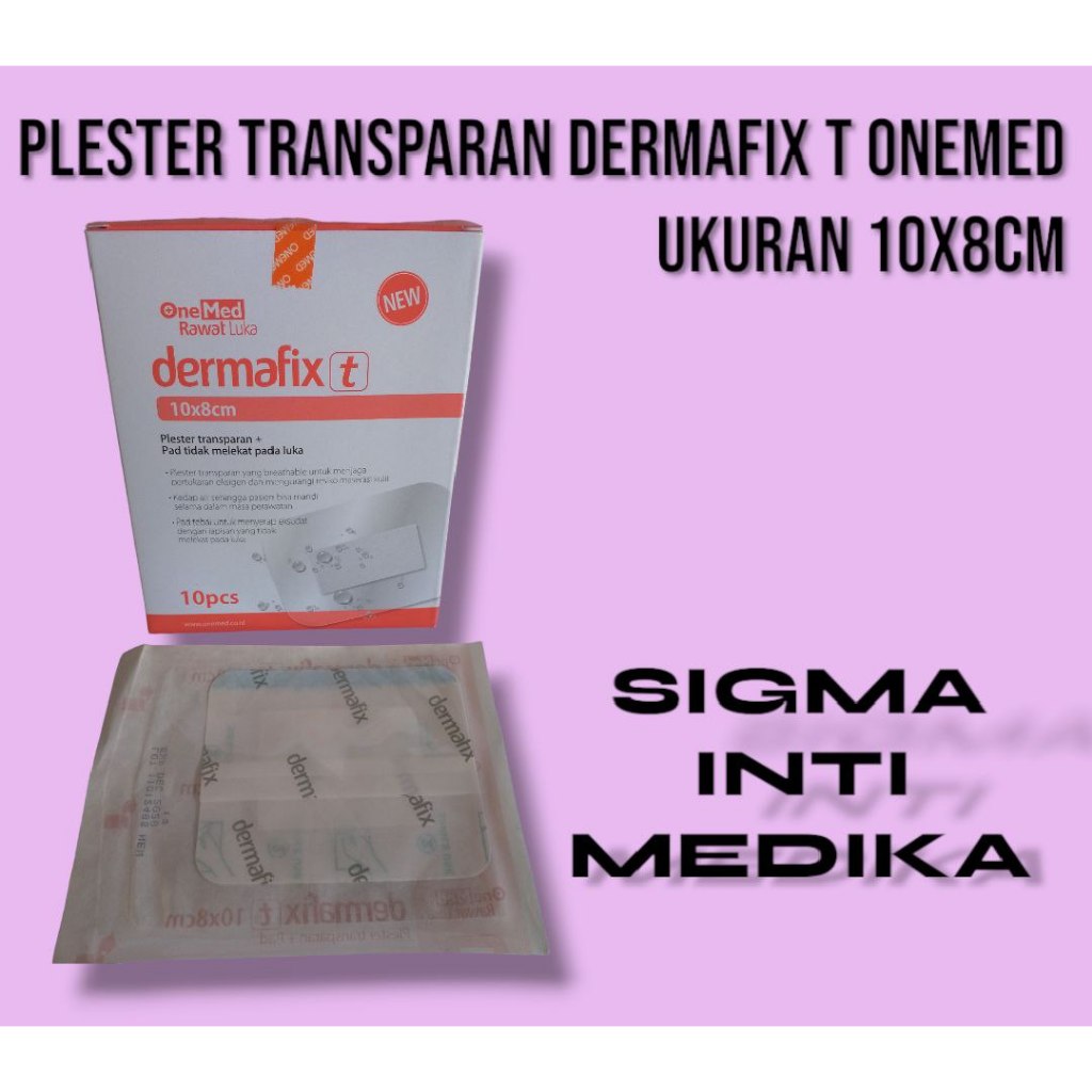Jual Dermafix-T Onemed Ukuran 10x8cm Per Box Isi 10 Pcs | Shopee Indonesia