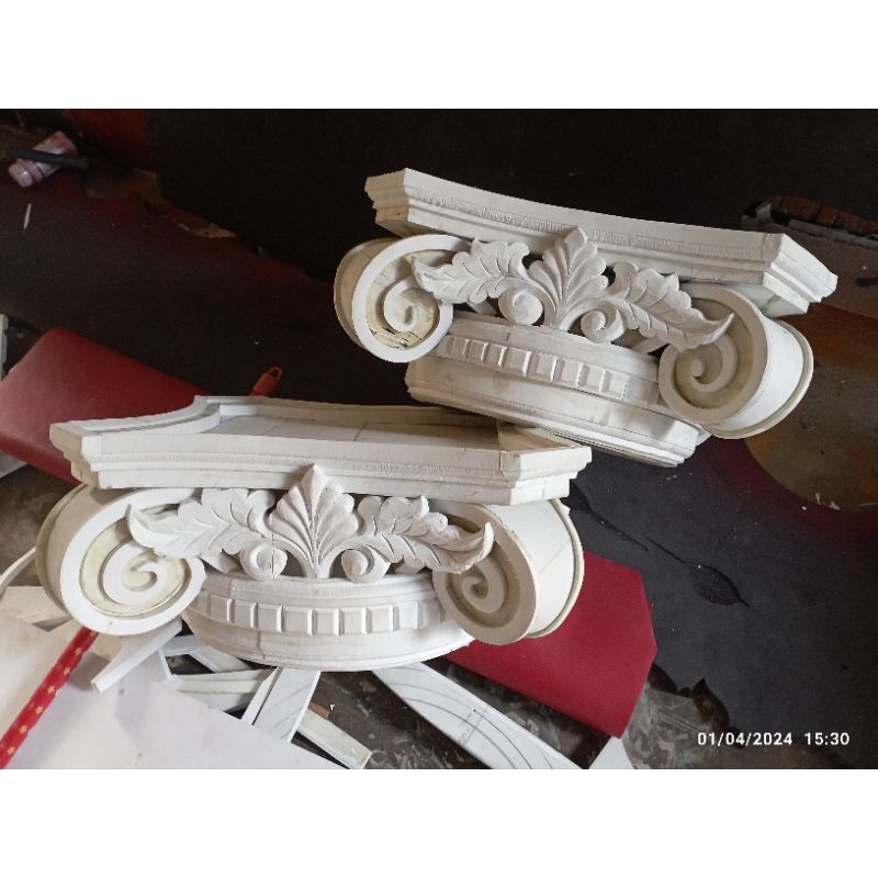 Jual custom kepala pilar bulat diameter 20cm ( 8"inch) | Shopee Indonesia