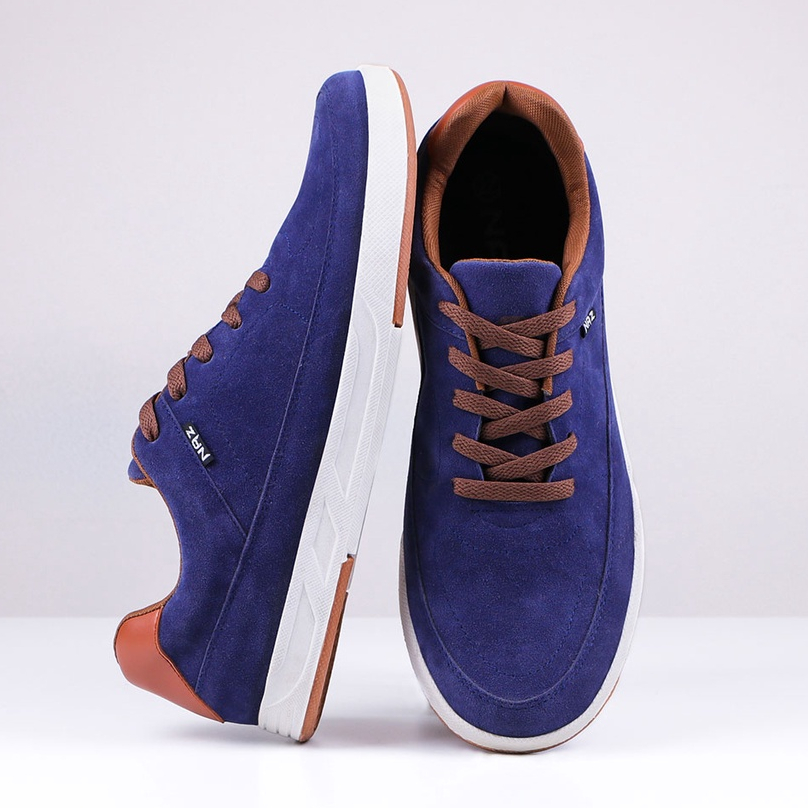 Jual BARDOLF NAVY - Sepatu Sneakers Pria Suede Casual Shoes Distro ...