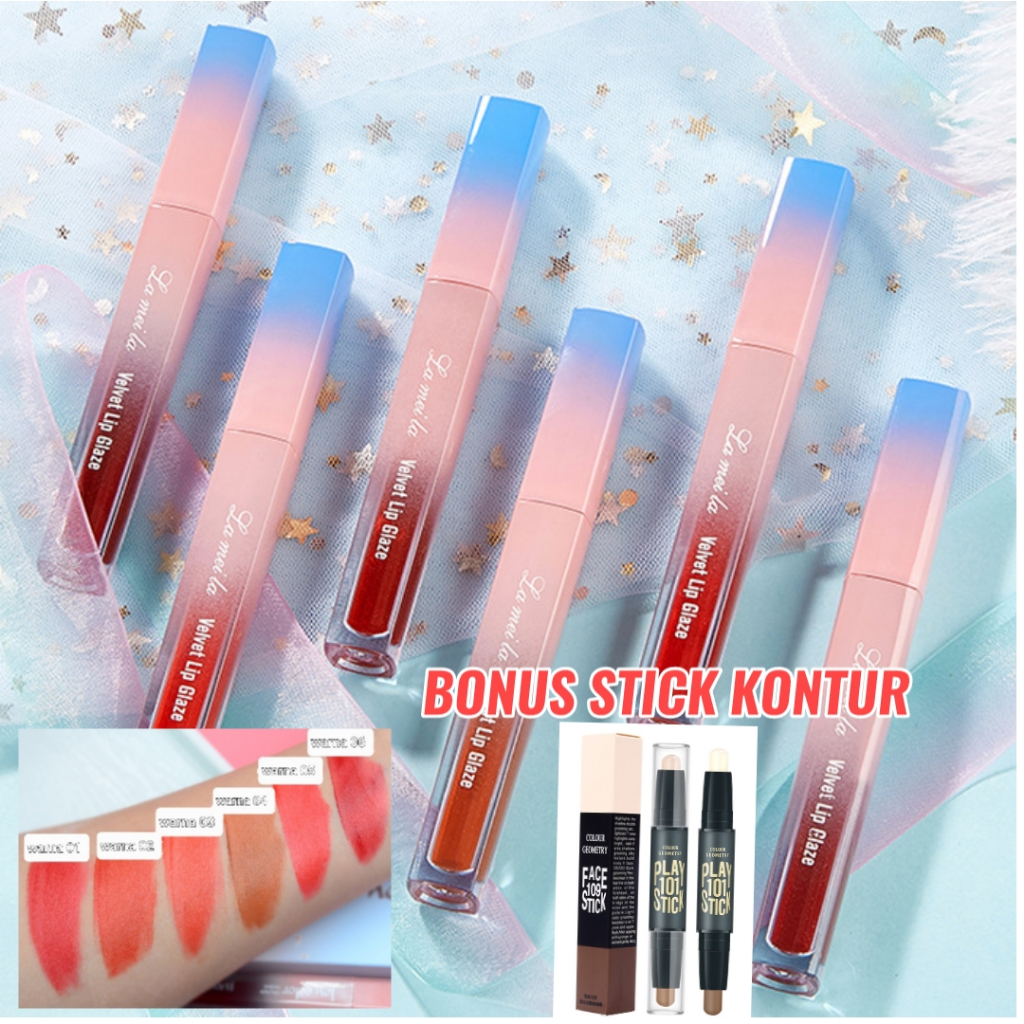 Jual BEAUTYACC Svmy Set Lipstik Velvet dan Glossy Lengkap 6 Warna Bonus ...