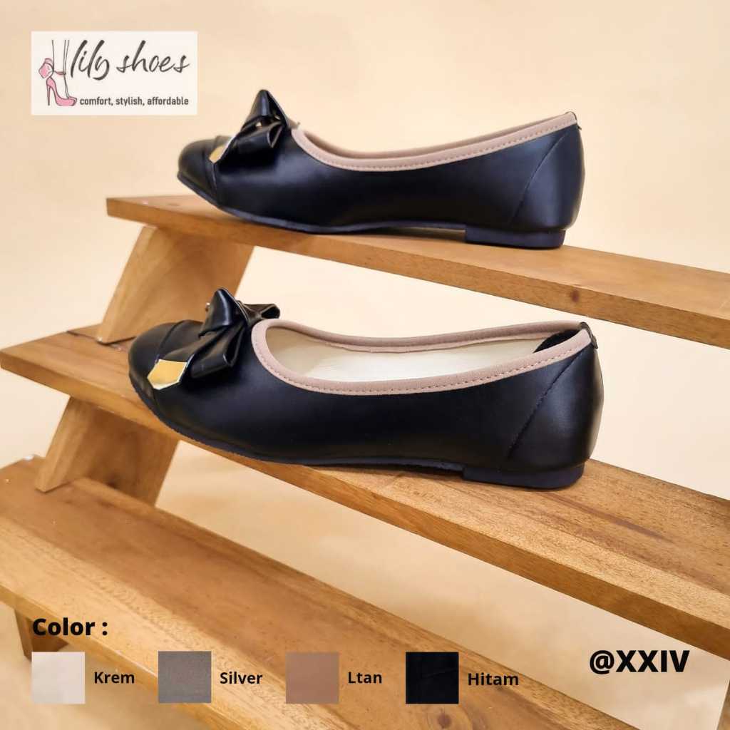 Jual LILY SHOES - Bella Sepatu Wanita Flat Shoes Terbaru | Shopee Indonesia