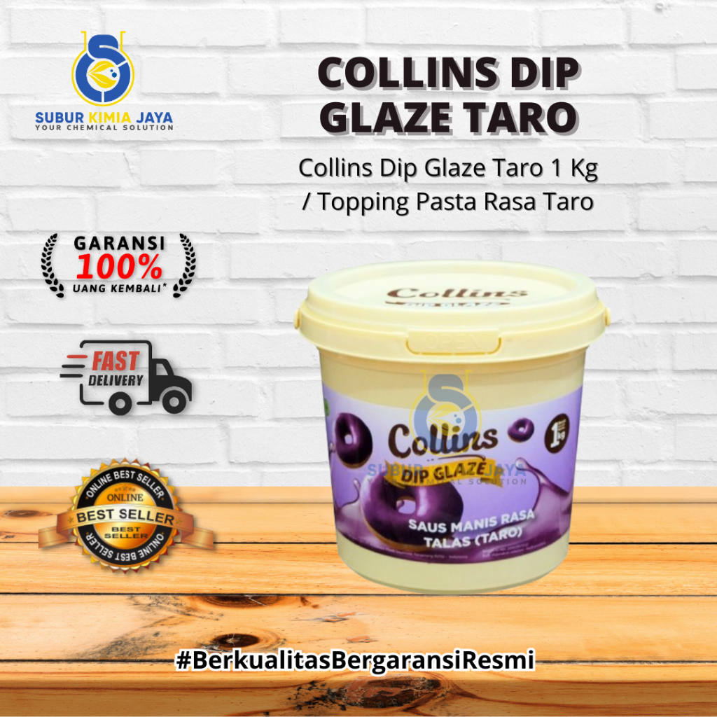 Jual Collins Dip Glaze Taro 1 Kg / Topping Pasta Rasa Taro | Shopee ...