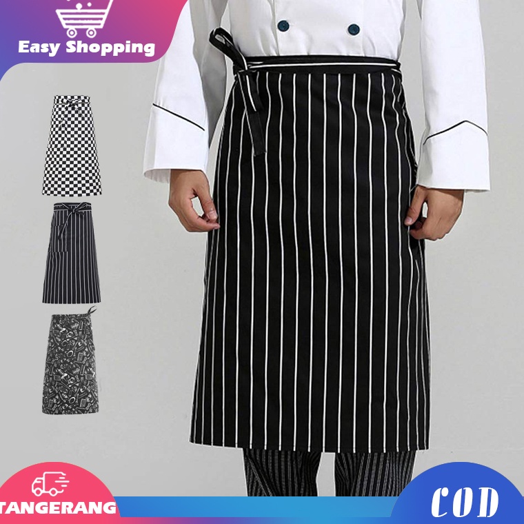 Jual Bb Apron Setengah Badan Apron Koki Celemek Koki Apron Half Body ...