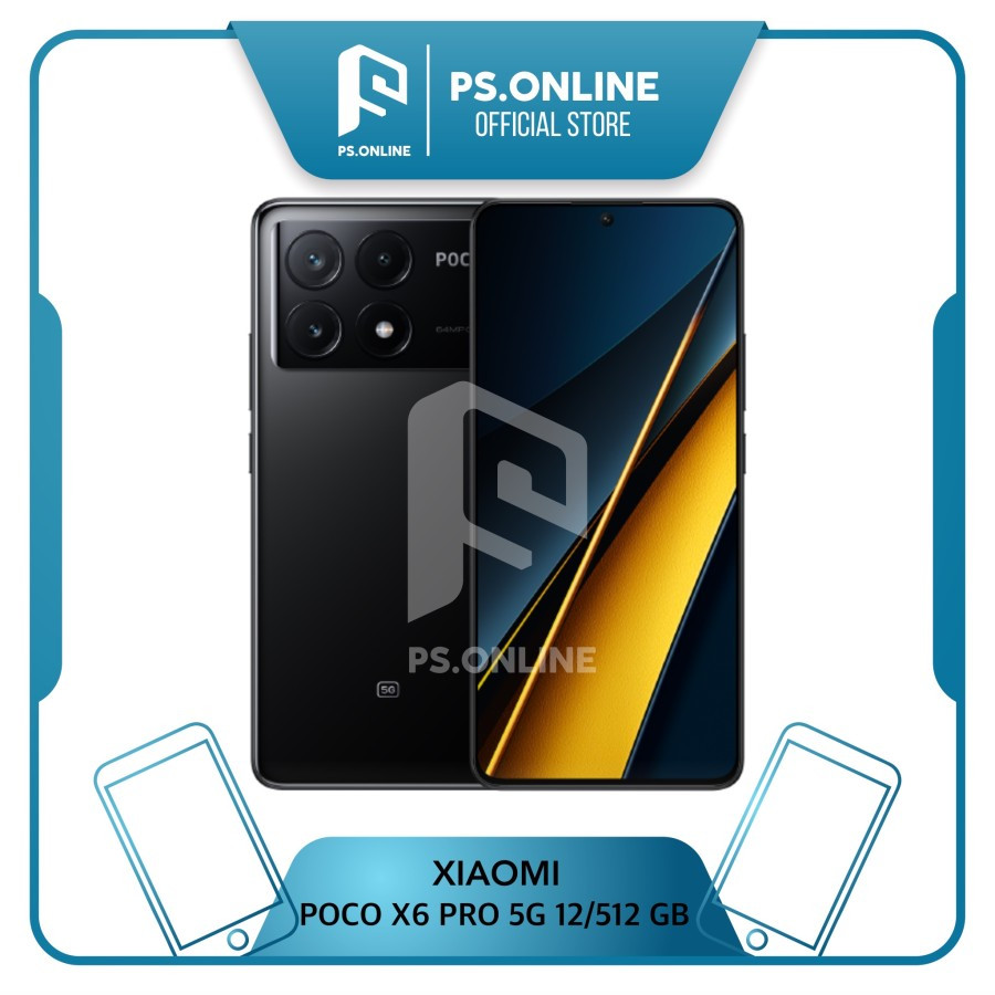 Jual Xiaomi Poco X6 Pro 5G NFC - 12GB 512GB (12/512) AMOLED Garansi Resmi | Shopee Indonesia