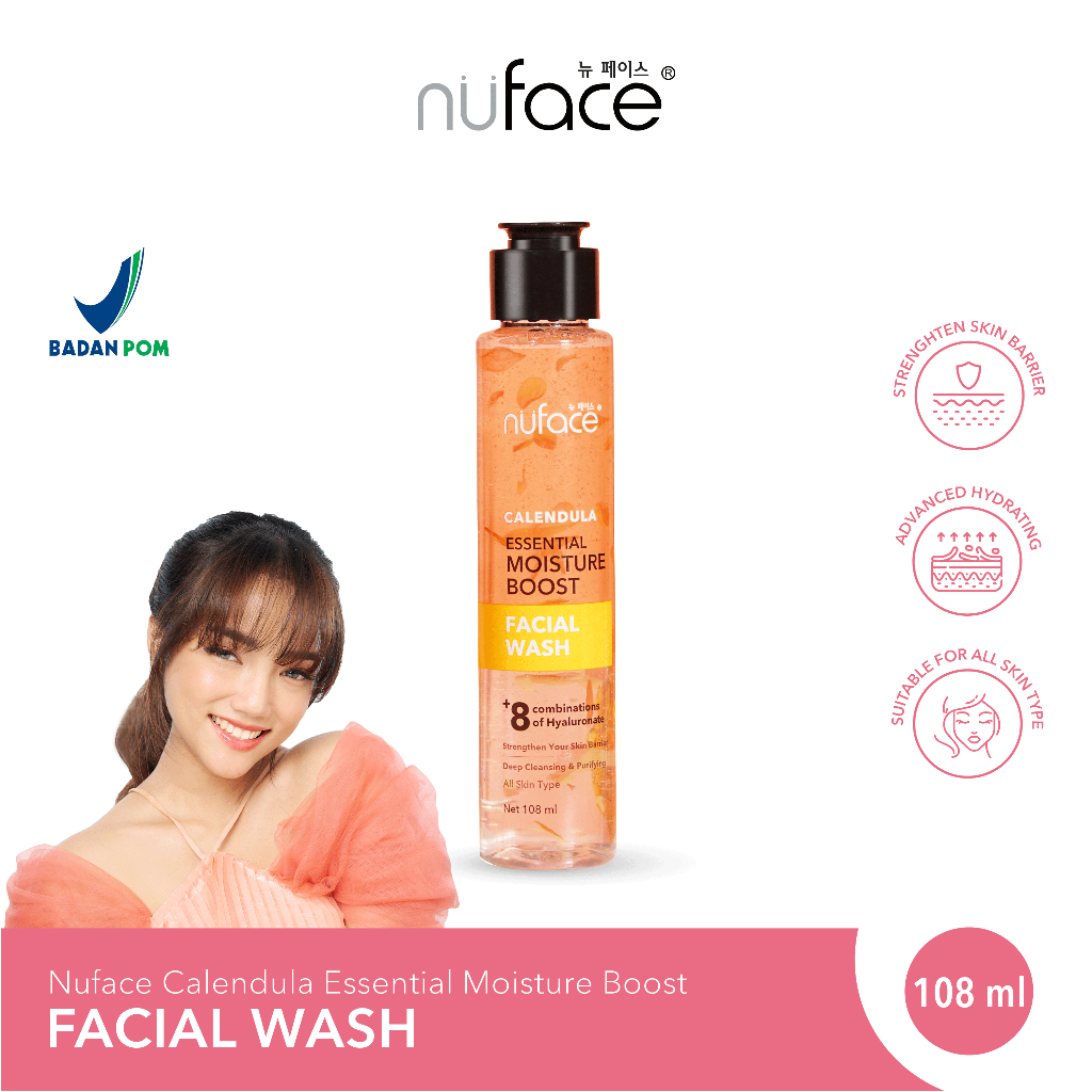 Jual Nuface Calendula Essential Moisture Boost Skin Barrier 108ml (Micellar Water / Facial Wash ...