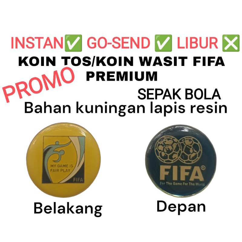 Jual KOIN TOS WASIT FIFA COIN FUTSAL REFEREE PSSI FIVB PBSI BWF PBVSI ...