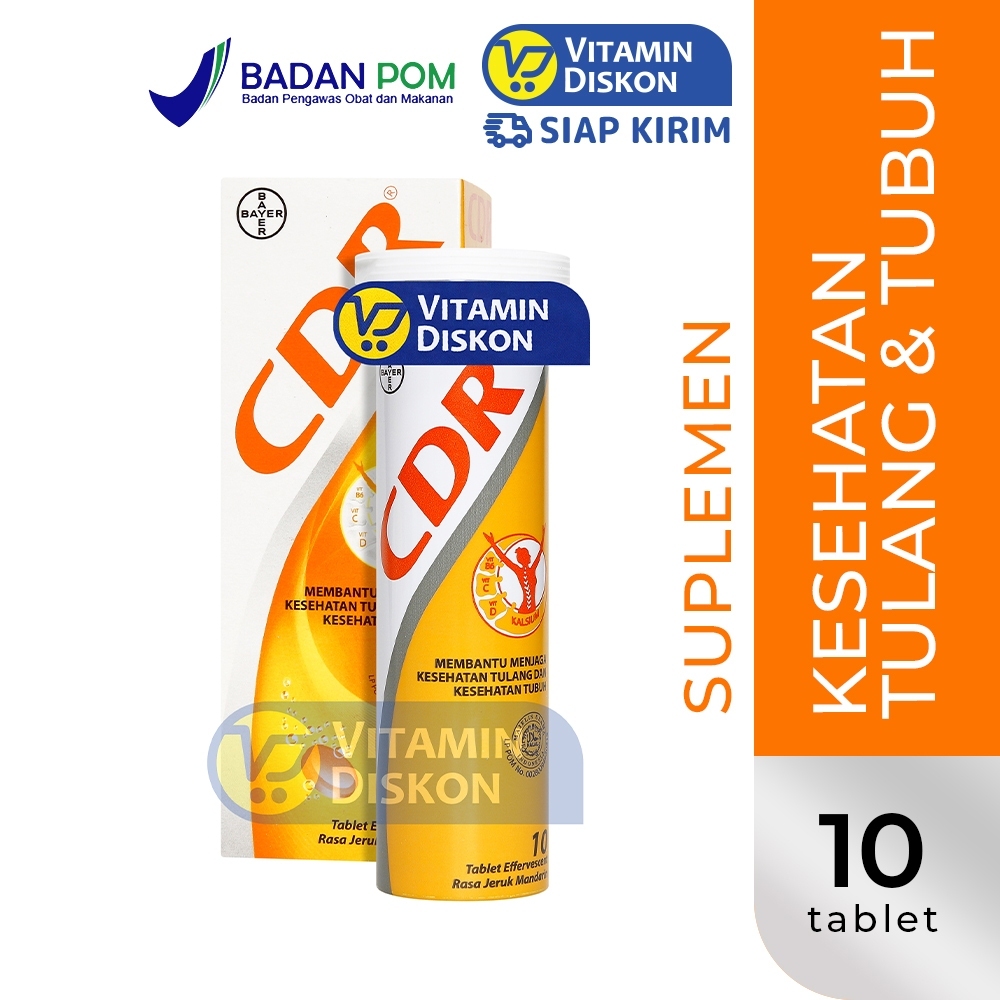 Jual CDR Effervescent 10 Tablet | Suplemen Vitamin Mineral Harian Untuk ...