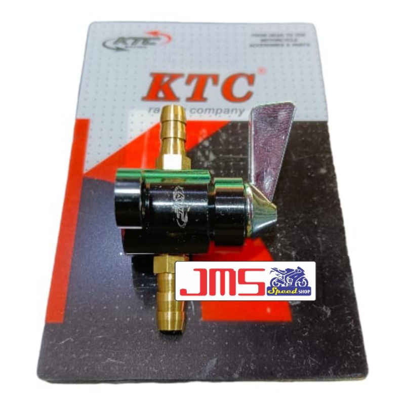 Jual kran bensin ktc racing cnc original hitam universal mio beat vario rx king tiger supra ...