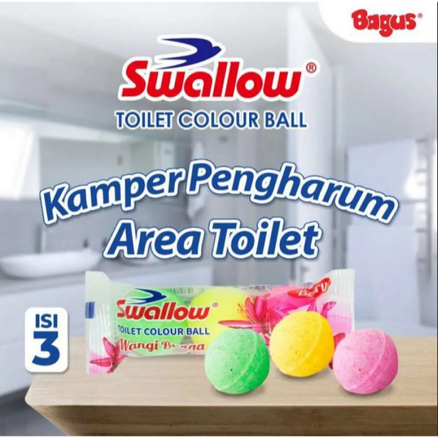 Jual Jessen SWALLOW BAGUS Toilet Colour Ball - 1 Packs isi 3 Balls & 5 ...