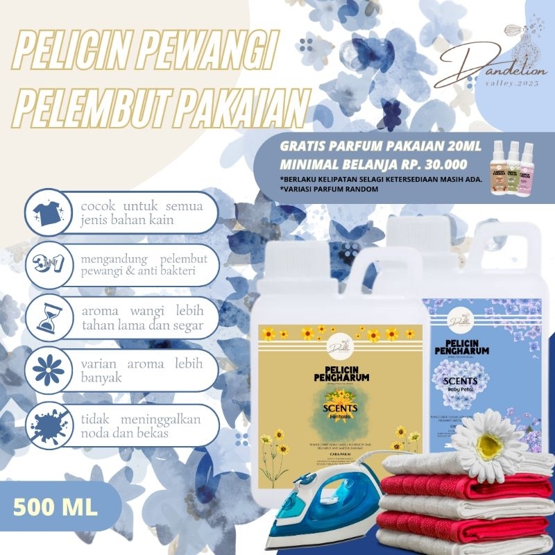 Jual Pelicin Pewangi Pelembut Pakaian Setrika 3in1 Parfum Laundry Anti ...