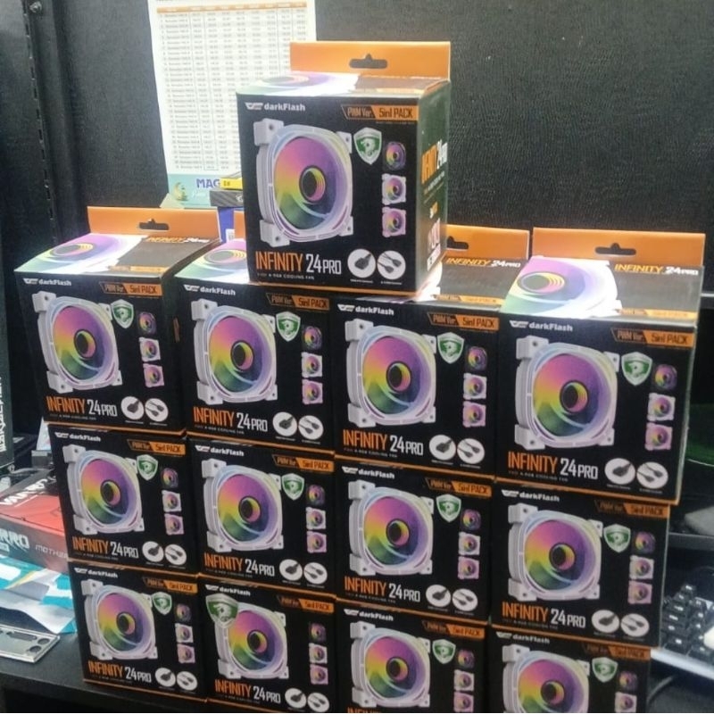 Jual DARKFLASH INFINITY 24 PRO ARGB 5 FAN PACK INF24 5IN1 WHITE BLACK ...