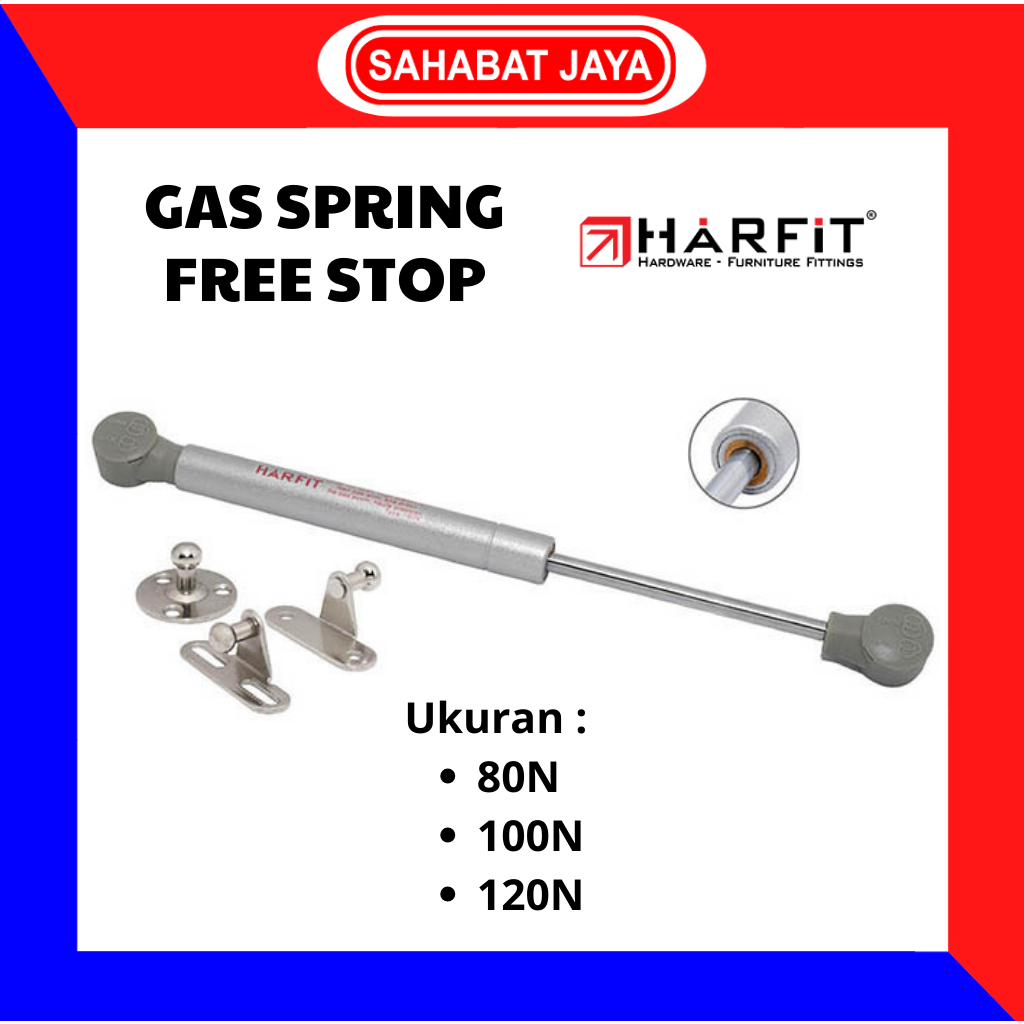 Jual HARFIT Gas Spring Hidrolik Free Stop Jok Motor Jok Mobil Hidrolis ...