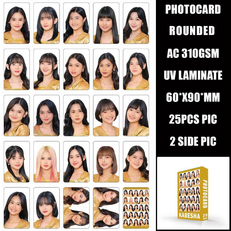 Jual [2 Sisi ] Photocard JKT48 Marsha Selca Isi 25 Pcs | Shopee Indonesia
