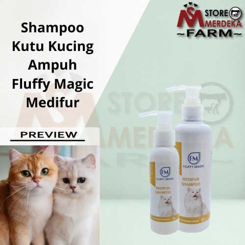 Jual Shampoo Kutu Kucing 100ml dan 250ml Fluffy Magic Medifur | Shopee ...
