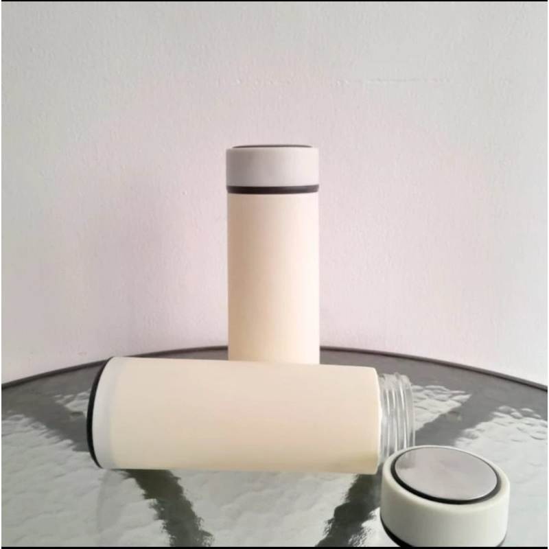 Jual Botol Kaca 6oup Polos PUTIH Tumbler Glass Botol Minum My Bottle ...