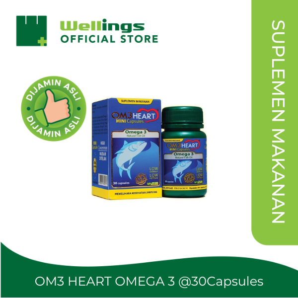 Jual Om3 Heart Omega 3 @30 Capsule | Shopee Indonesia