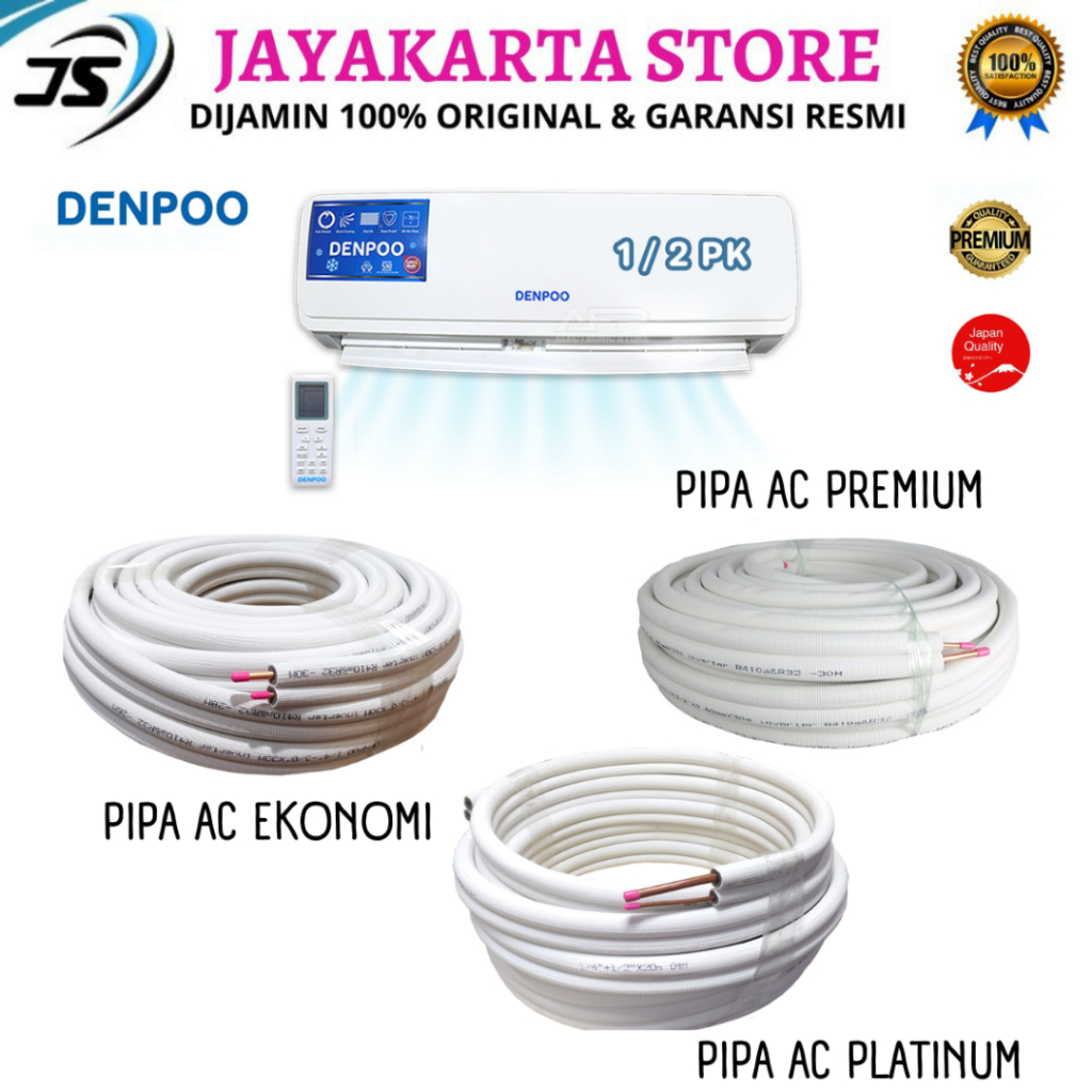 Jual PIPA AC INVERTER TEBAL DAN BERKUALITAS PREMIUM PLATINUM DAN ...