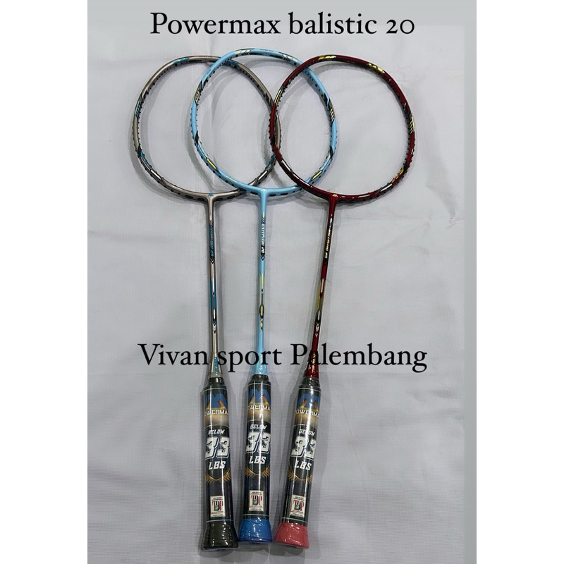 Jual Raket Badminton Powermax Balistic 20 | Shopee Indonesia