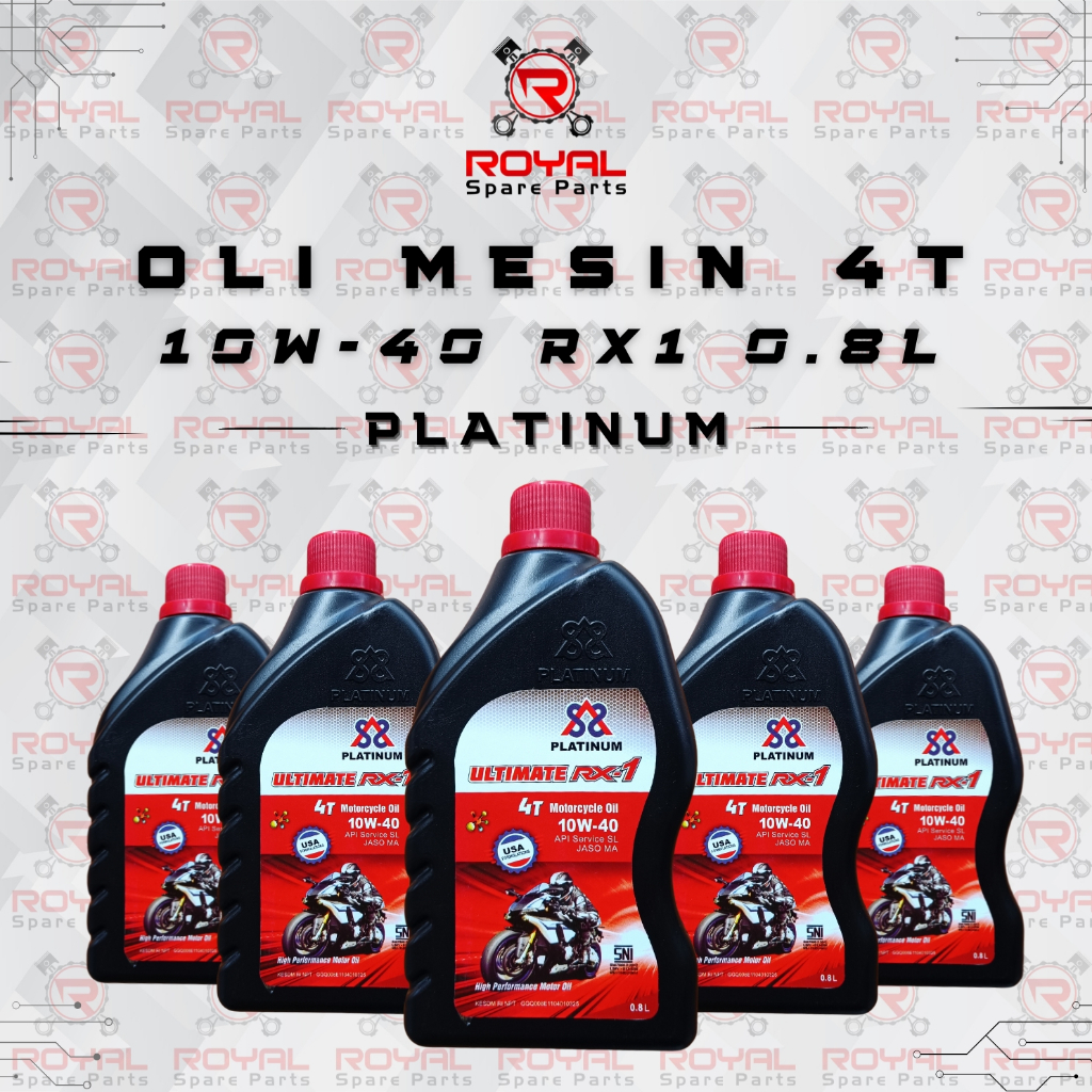 Jual OLI MESIN PLATINUM RX1 800 ML / 1 LITER & MAX 1 FED HQ | Shopee Indonesia