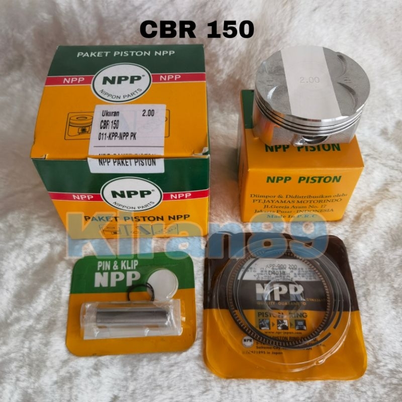 Jual PISTON KIT SEHER PAKET CBR 150 KPP ORI NPP OS STD 25 50 100 125 150 175 200 225 250 300 325 ...