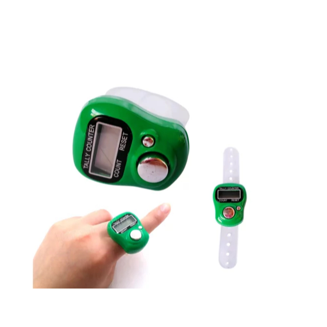 Jual alat hitung barang otomatis jari tangan - tasbih digital - finger ...