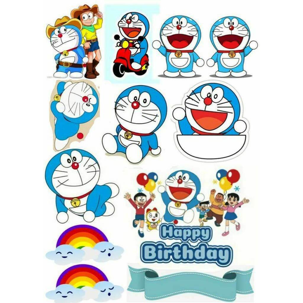 Jual TOPPER DORAEMON | TOPPER KUE ULTAH ANAK | TOPPER KUE DORAEMON ...