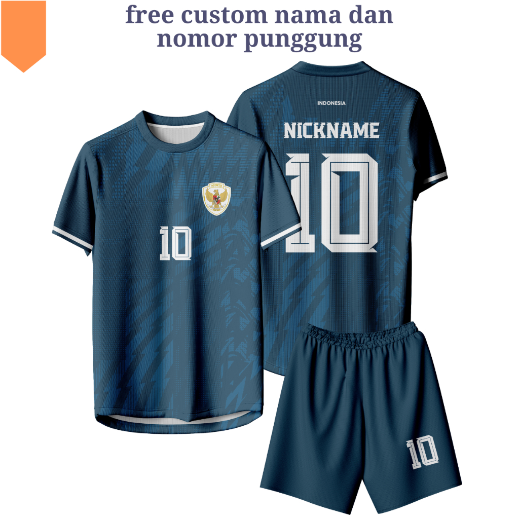 Jual Jersey Kiper Navy Timnas Indonesia Terbaru 2024 free custom nama ...