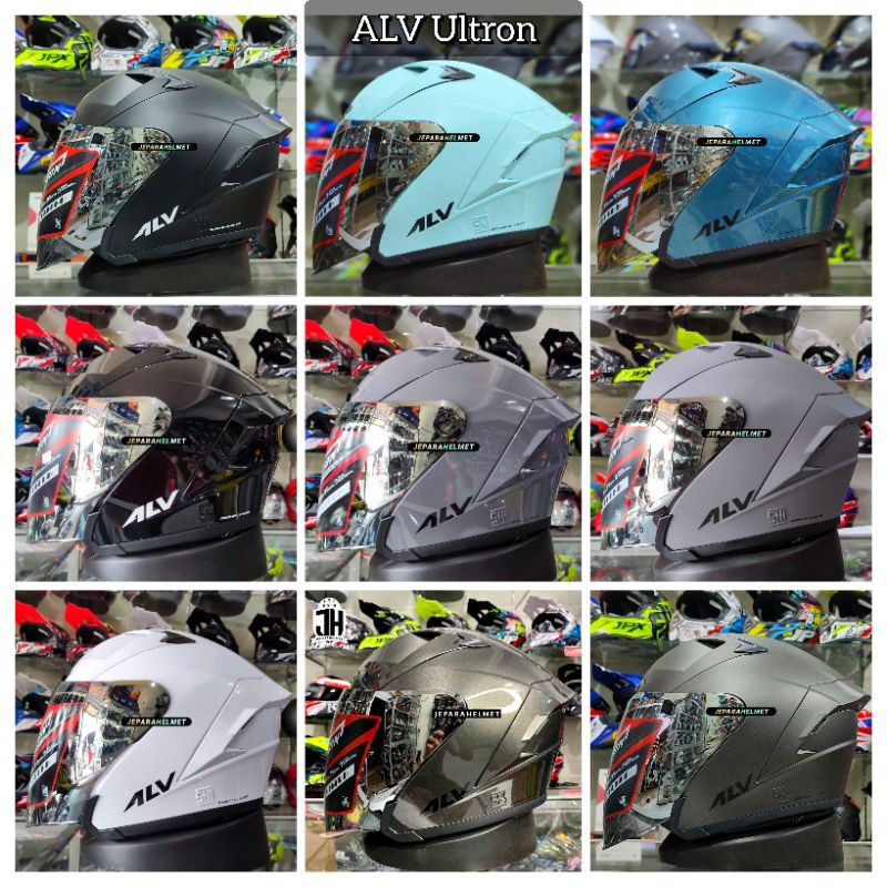 Jual Helm ALV ULTRON Solid All Varian Warna Original | Shopee Indonesia