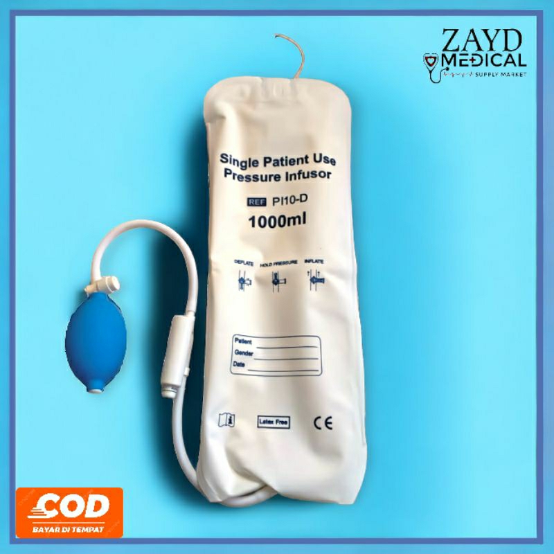 Jual REUSABLE PRESSURE BAG INFUSION 1000ML/ PRESSURE INFUS 1000ML ...
