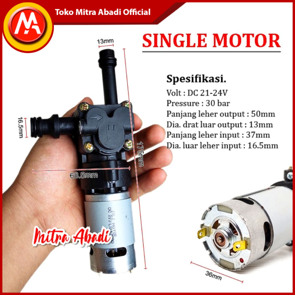 Jual Motor Dinamo Pompa Sparepart Jet Spray Cleaner Cordless - SINGLE ...