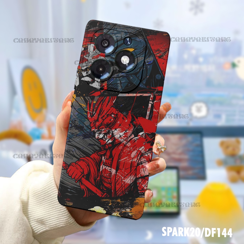 Jual CAHAYABINTANG - CASING HP UNTUK SPARK 20 GAMBAR METAL SOFTCASE ...