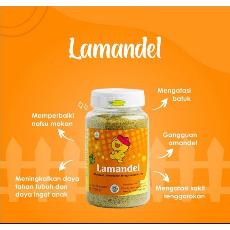 Jual Lamandel Obat Amandel Radang Tenggorokan Herbal 200 gr Original ...