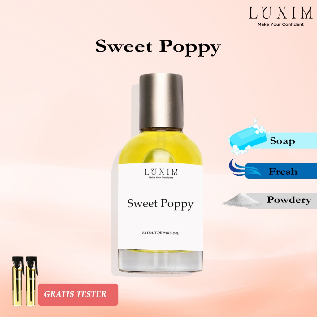 Jual Parfum SWEET POPPY Aroma Sabun Segar Lembut dan Tahan Lama | 35ml ...
