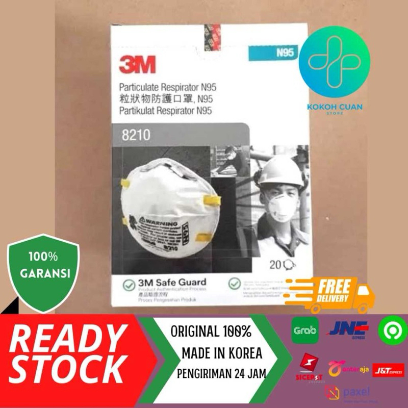 Jual Masker 3M 8210 N95 isi 20 | Shopee Indonesia