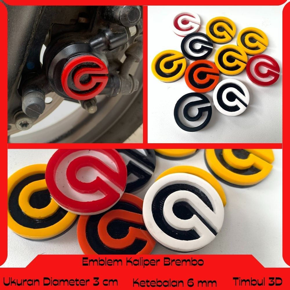 Jual EMBLEM KALIPER BREMBO LOGO BUKAN STIKER BUKAN AKRILIK VARIASI ...