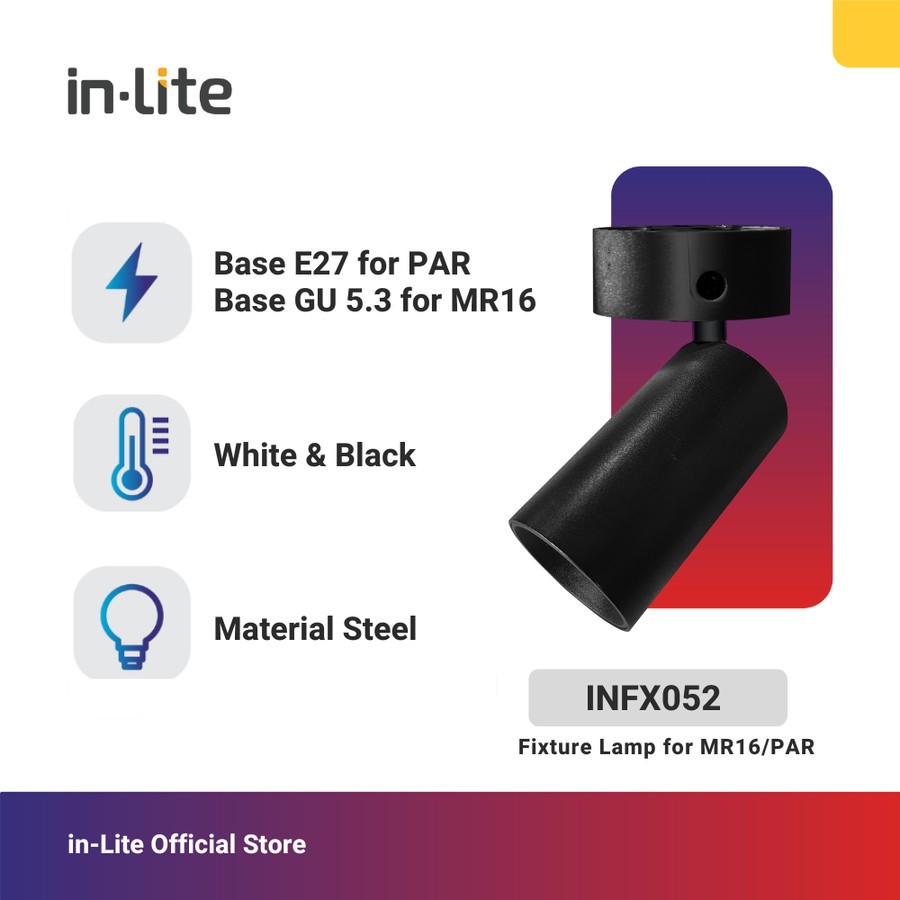 Jual in-Lite Rumah Lampu INFX052 For INMR16 / PAR16 | Shopee Indonesia