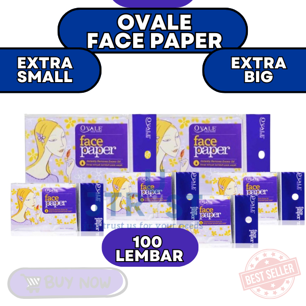 Jual Ovale Face Paper (Kertas Minyak) Ukuran Extra Big & Extra Small ...