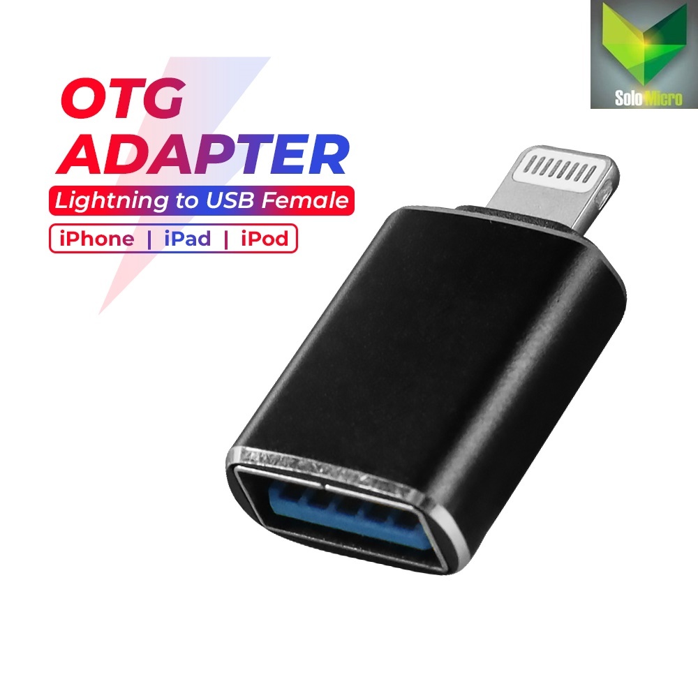 Jual LIGHTNING to USB Female OTG Adapter | Shopee Indonesia