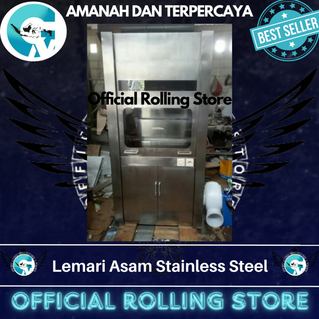 Jual RSO - Lemari Asam Stainless Steel Fumehood Desain Kuat dan Modern ...