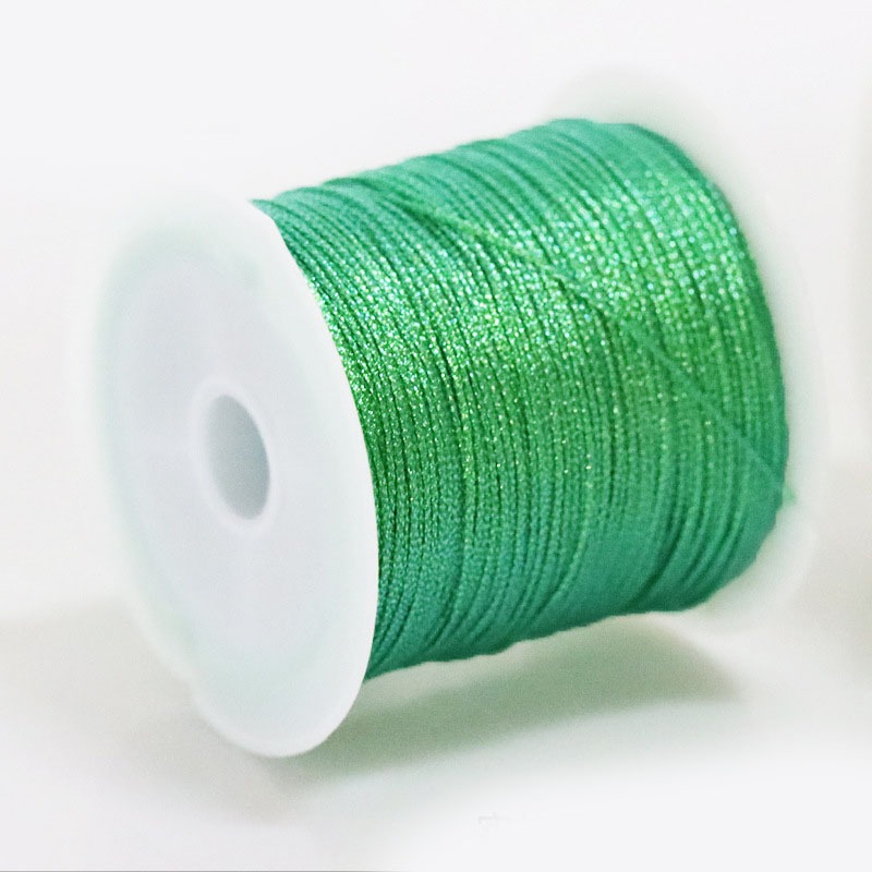 Jual 1 ROLL Shine String Tali Benang Metalik Metallic String - 9 HELAI ...