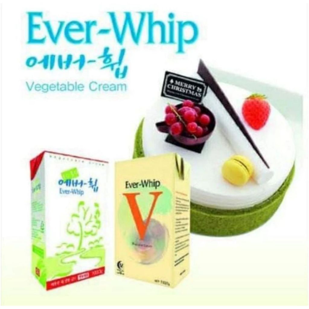 Jual Ever - Whip V 1L Whipping Cream Rasa Vanila | Shopee Indonesia