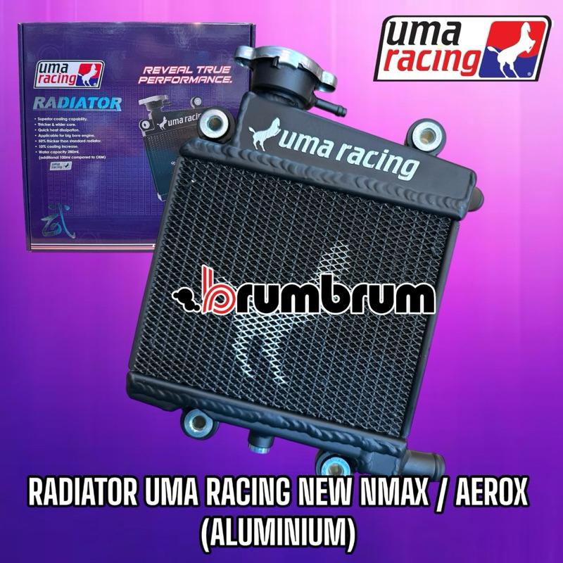 Jual RADIATOR UMA RACING V2 NMAX AEROX LEXI ALUMINIUM | Shopee Indonesia