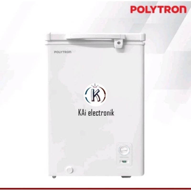 Jual chest freezer polytron 100 liter PCF118 | Shopee Indonesia