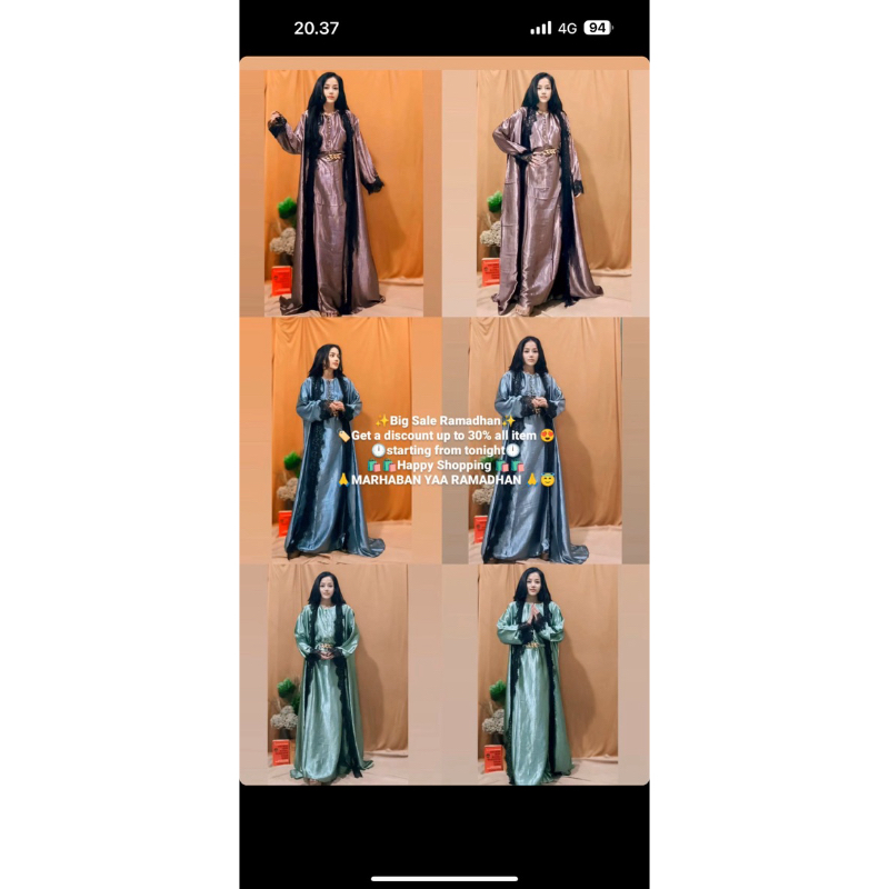 Jual ABAYA ANGEL ZILVIA PREMIUM VIRAL RAMADHAN 2024 HITS REKOMENDASI ...